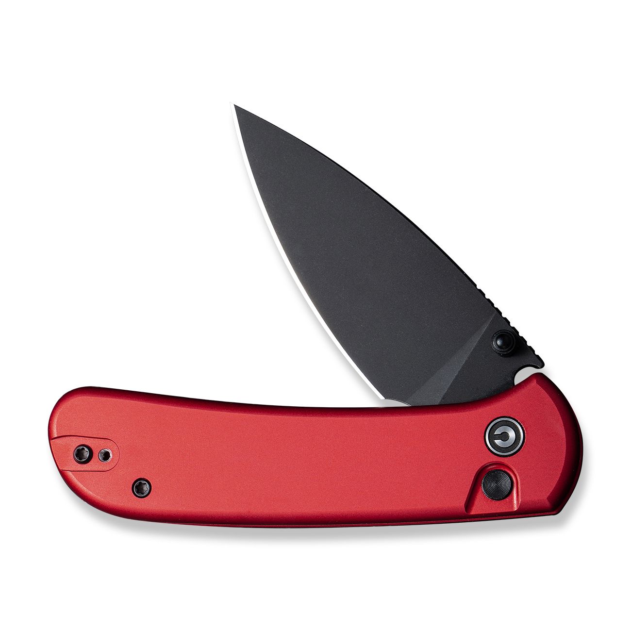Civivi Qubit Button Lock C22030E-2 Red Aluminum Stainless Pocket Knife - CV | C22030E-2