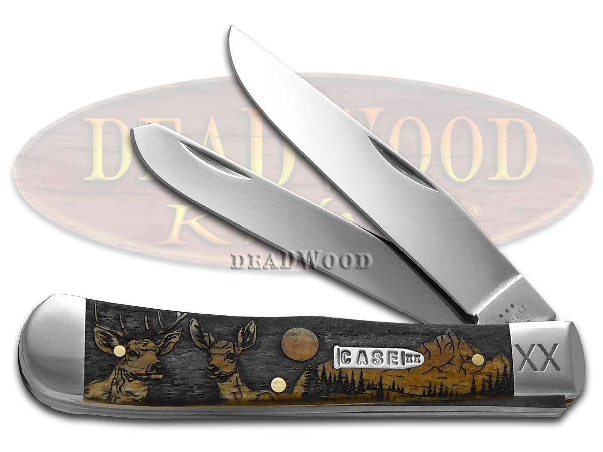 Case XX Trapper The Rut Antique Bone 1/500 Pocket Knife - CA10743RUT ...