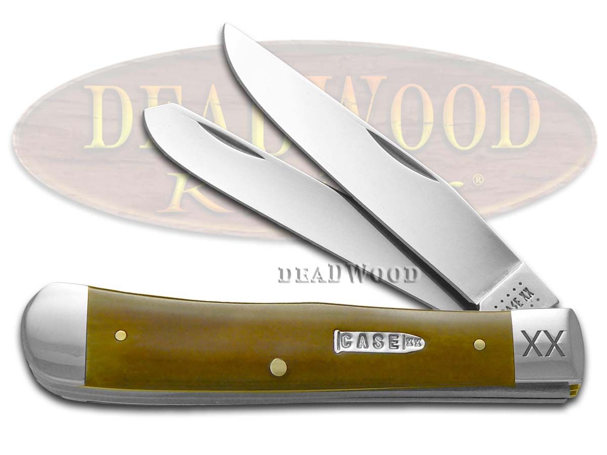 Case XX Smooth Antique Bone Trapper 1/500 Stainless Pocket Knife ...