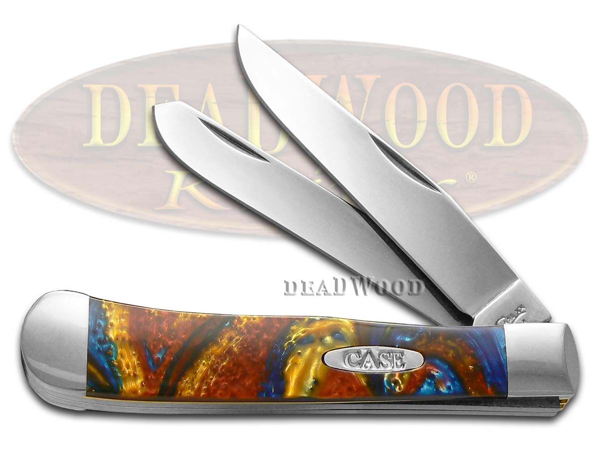 Case XX Northern Lights Corelon Trapper Stainless Pocket Knife CA6073 ...
