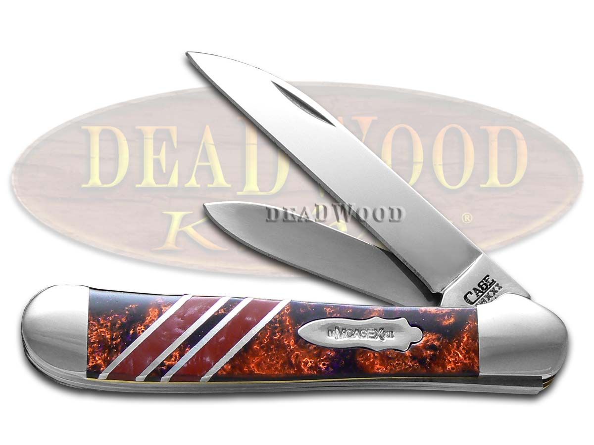 Case xx Copperhead Vault Collection 1/250 Maroon Pearl & Sundance ...