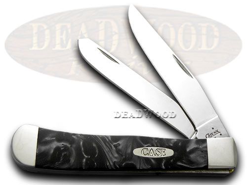 Case XX Trapper with Black Pearl Corelon Pocket Knife 6073 BP ...