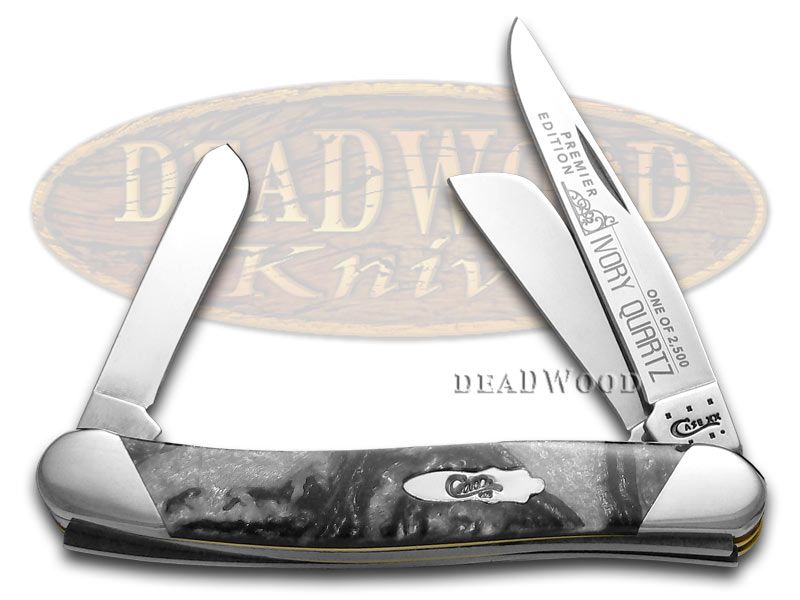 Case XX Slant Series Ivory Quartz Corelon Medium Stockman 1/2500 Pocket ...