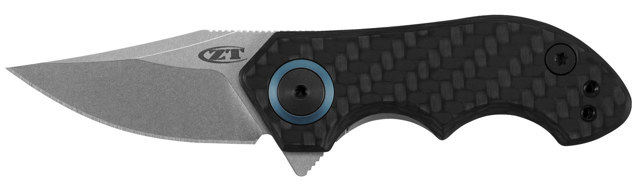 Zero Tolerance Frame Lock Carbon fiber and Titanium 20CV Stainless ZT ...