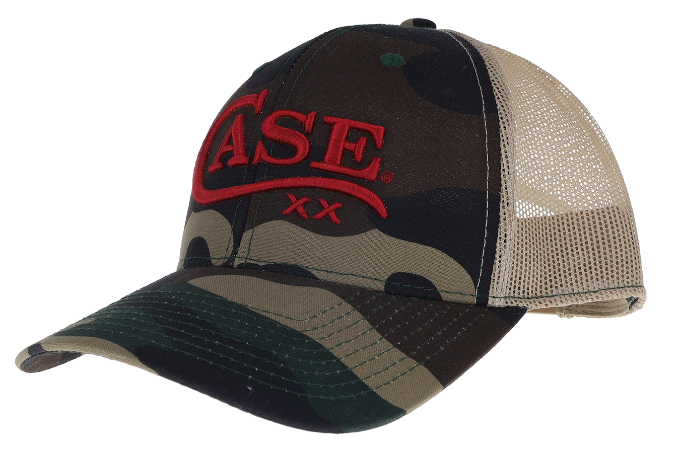 Case XX Red Logo Camo & Tan Mesh Ball Cap Adjustable Hat 252893 - ACC ...