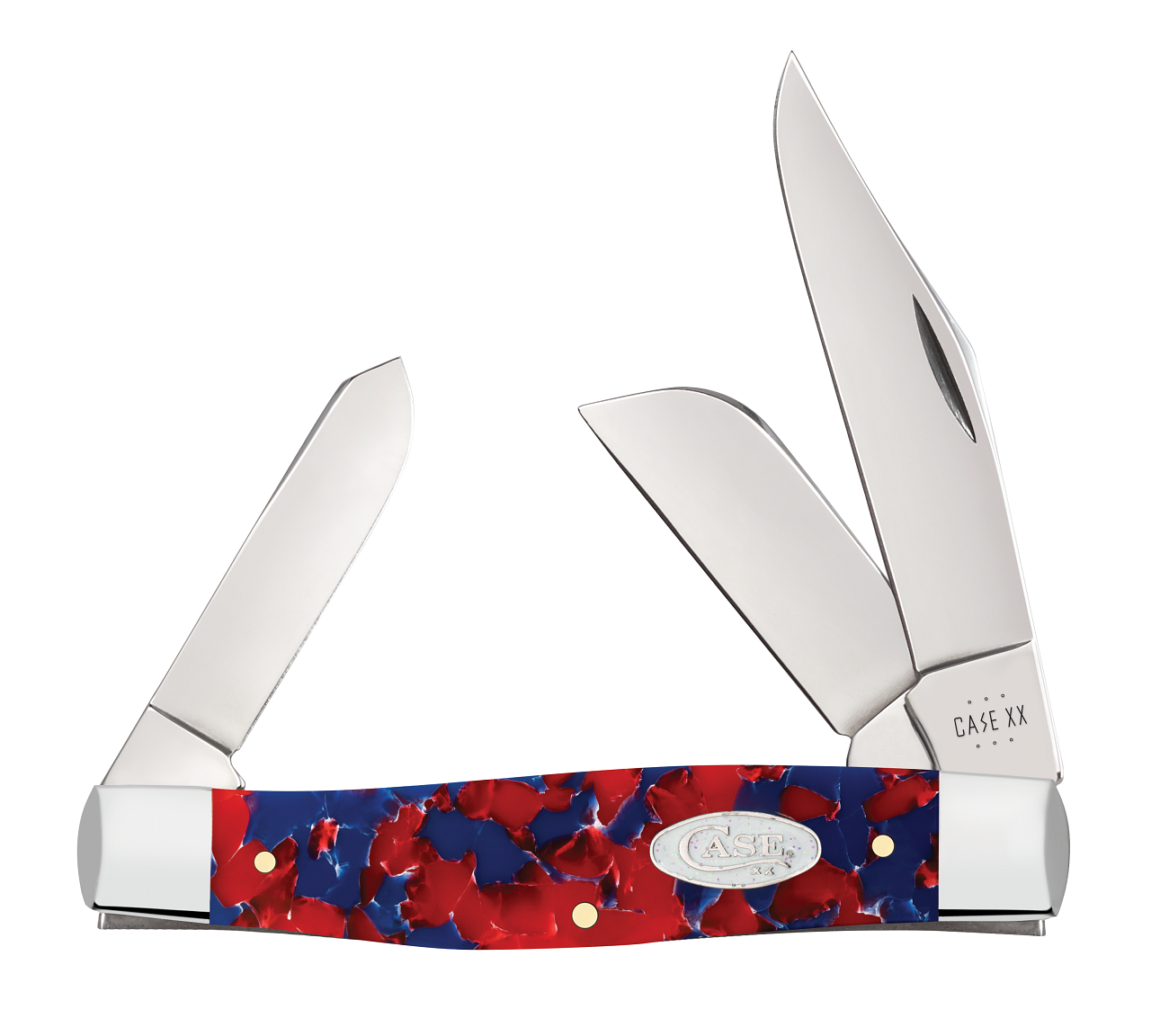 Case xx Large Stockman Freedom Kirinite 51002 Stainless Pocket Knife ...
