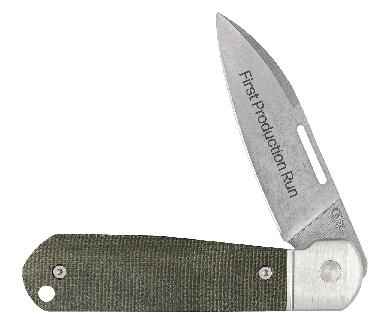 Case XX First Run Highbanks OD Green Micarta Stonewash Satin CPM 20CV ...