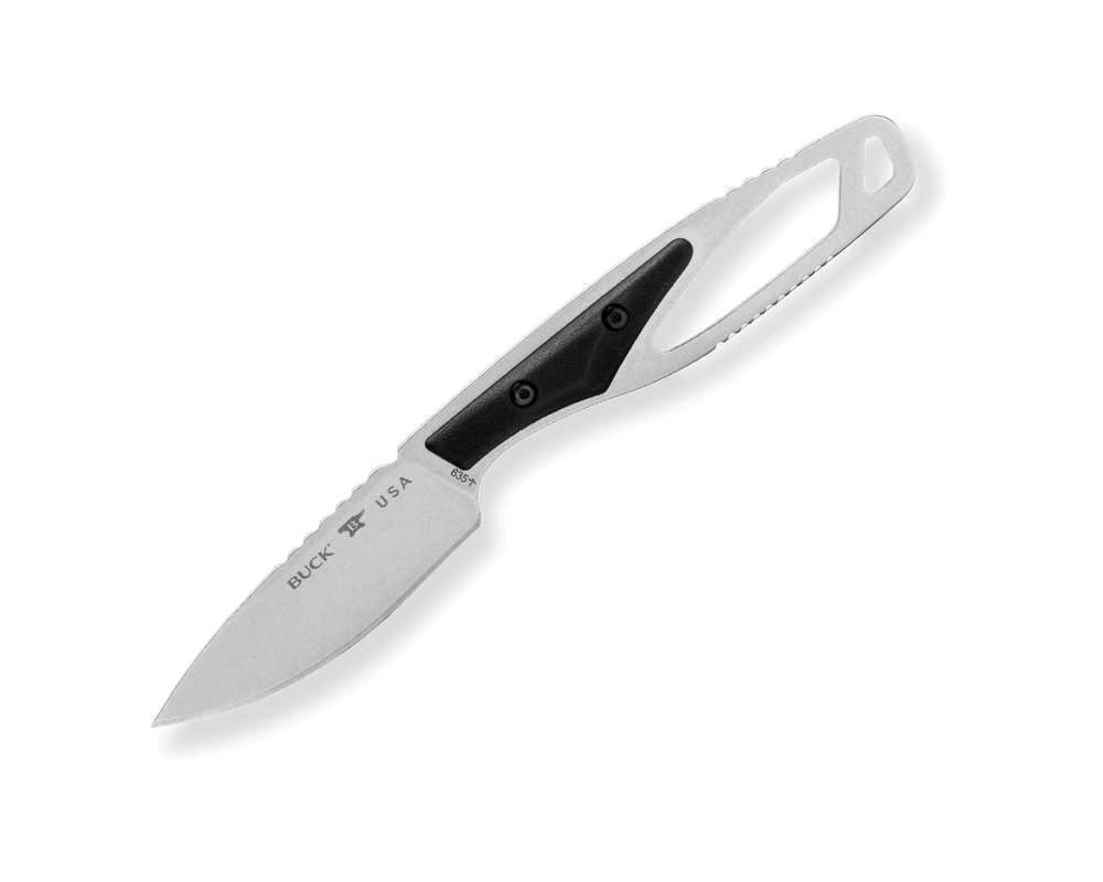 Buck PakLite Cape Fixed Blade 0635BKS-B Black GFN & 420HC Stainless ...