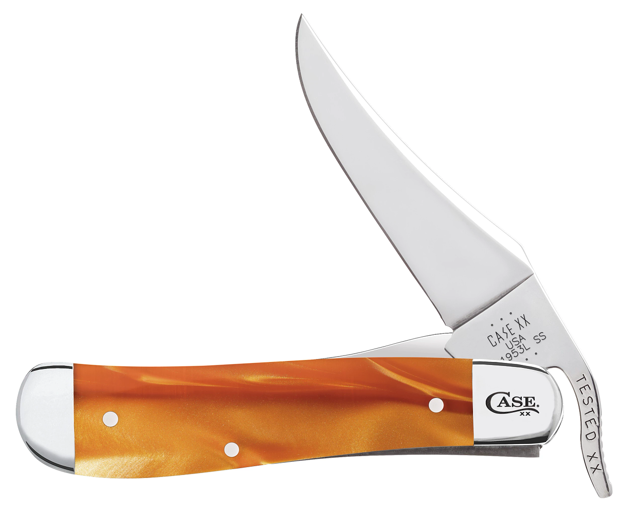 Case XX Russlock 35302 Copper Kirinite Stainless Steel Pocket Knife ...