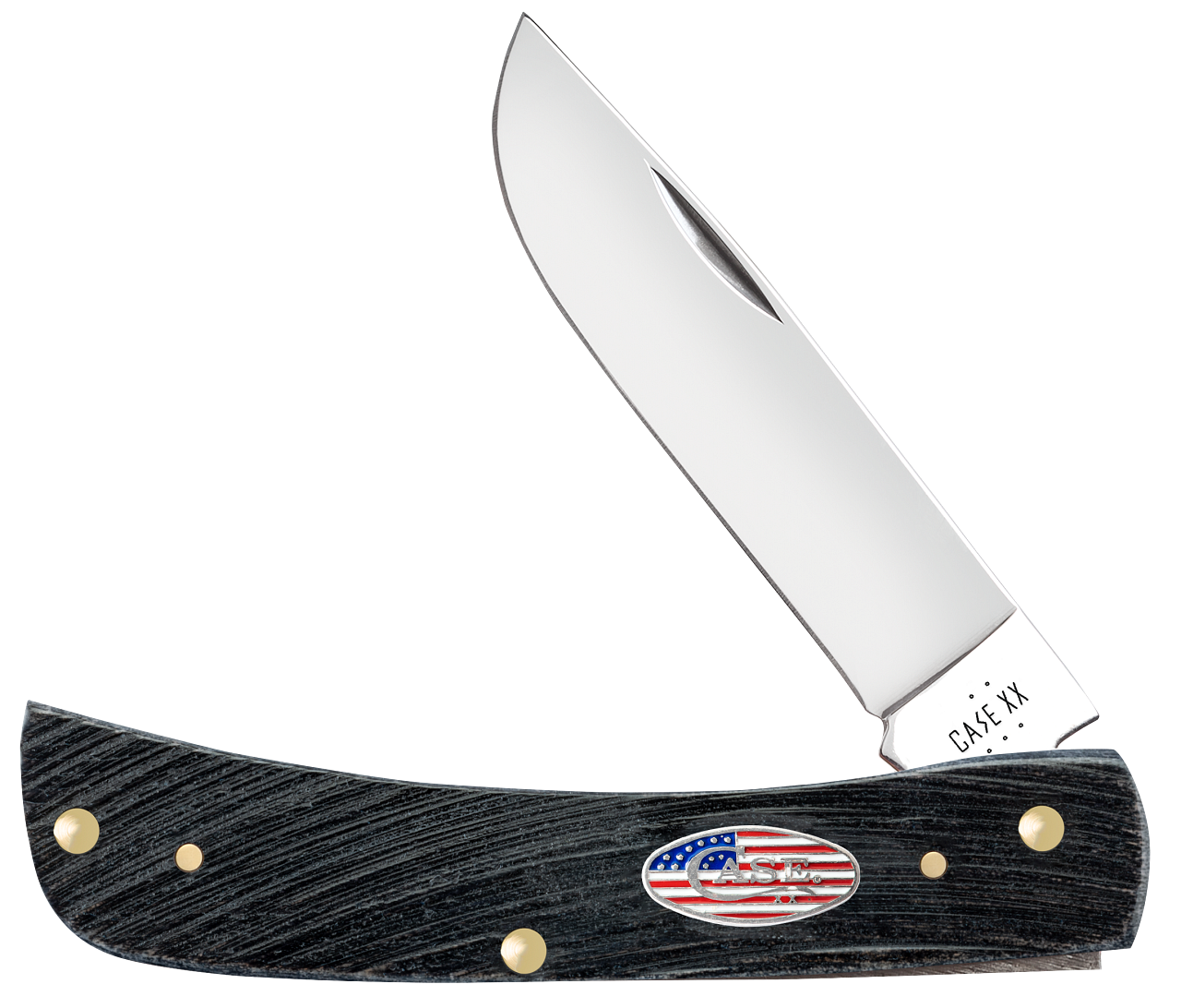 Case XX Sodbuster Jr Stars & Stripes Gray Bone 53062 Stainless Pocket ...