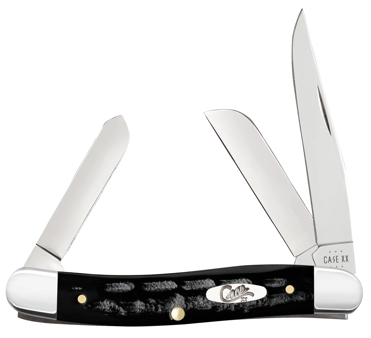 Case xx Stockman Jigged Buffalo Horn 65028 Stainless Pocket Knife ...