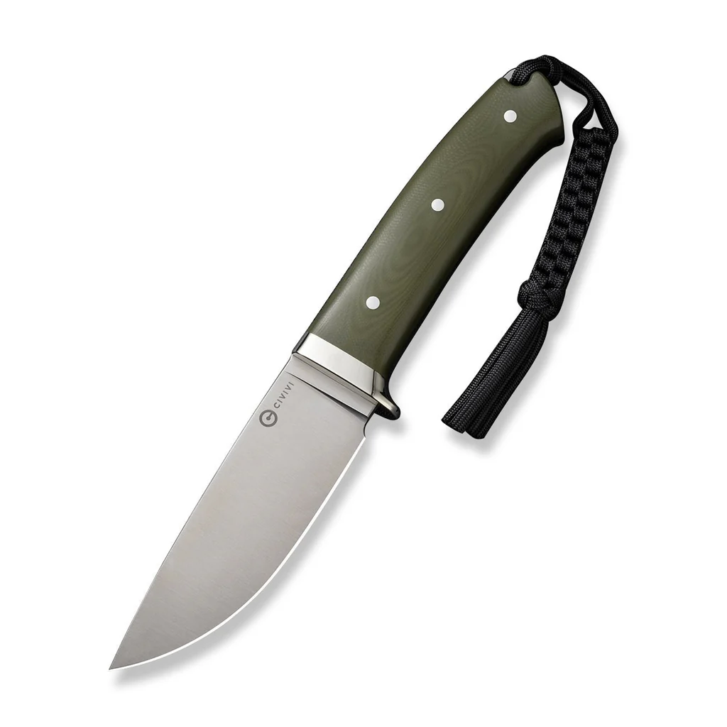 CIVIVI Cloud Peak Fixed Blade C23044-2 Green G10 & Nitro-V Stainless ...