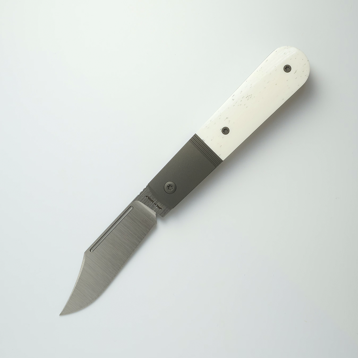 Jack Wolf Primo Jack Barlow White Bone & S90V Stainless 1/50 Pocket ...