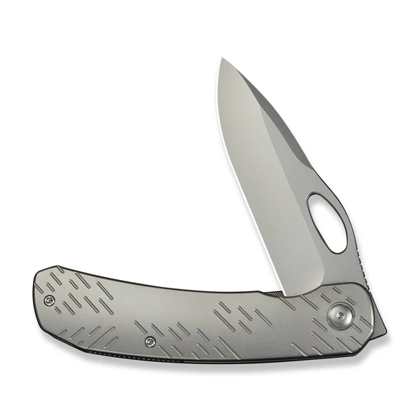WE Knife Inmate Frame Lock 23096B-1 Gray 6AL4V Titanium & CPM 20CV ...