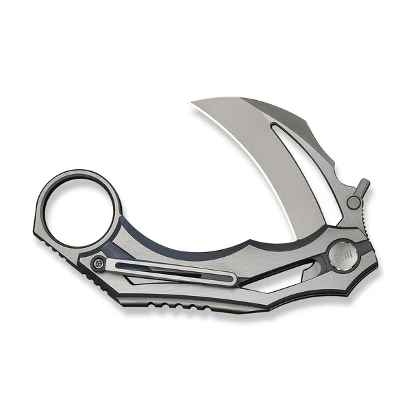 WE Knife Cryonix Liner Lock Karambit 24070-4 Satin & Blue Titanium ...