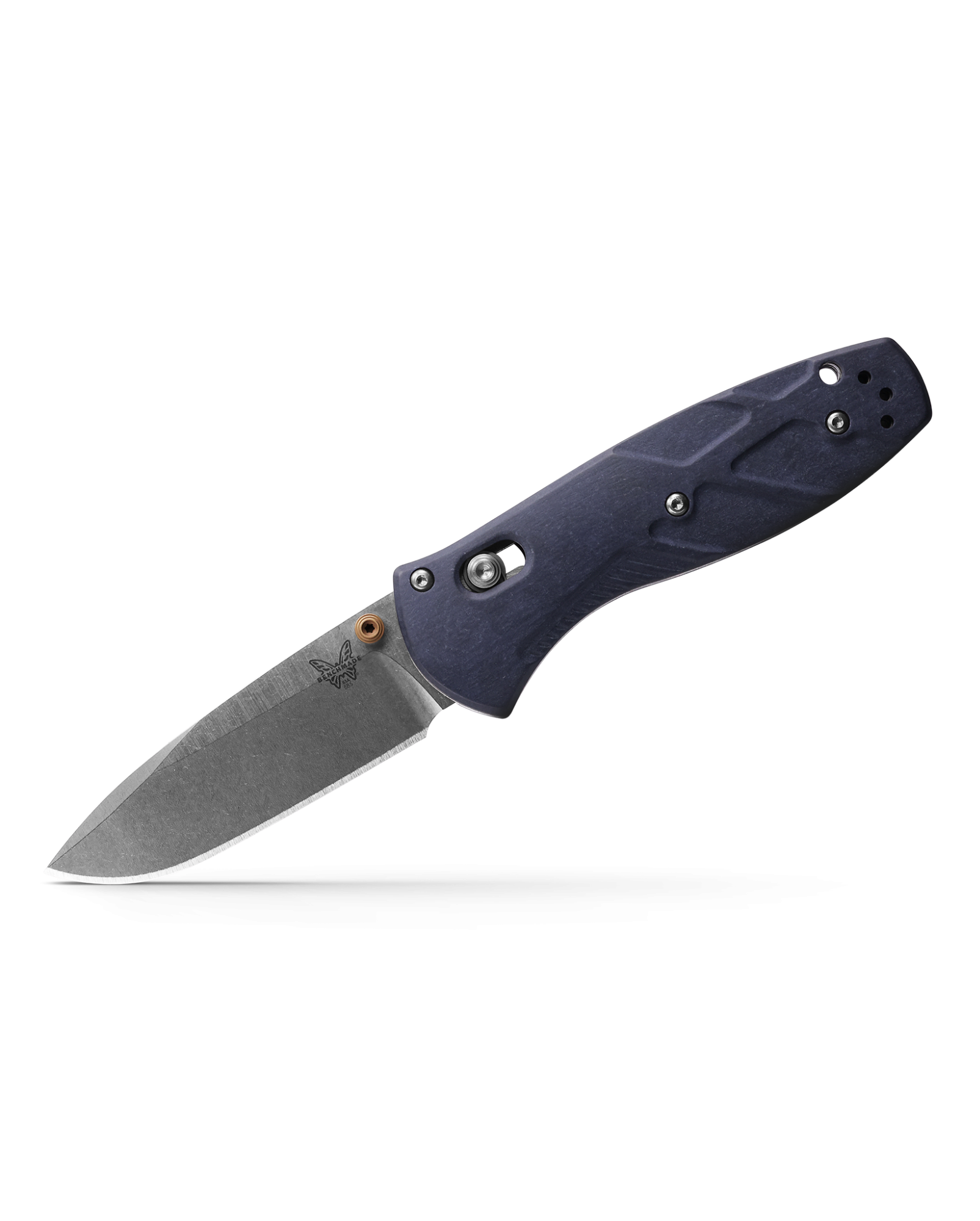 Benchmade Mini Barrage 585-03 Blue Canyon Richlite S30V Pocket Knife ...
