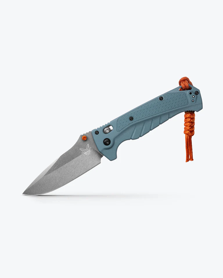 Benchmade Adira 18060 Depth Blue Grivory CPM-MagnaCut Stainless Steel ...