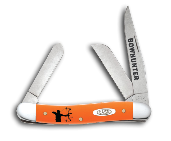 case knife handle logo