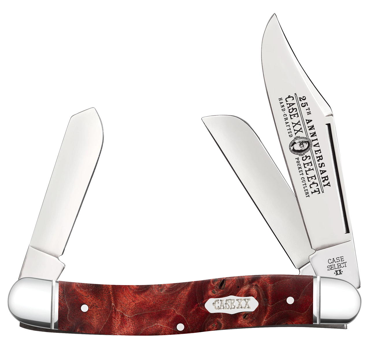 Case xx Select 25th Ann 1/400 Stockman Maple Burl 10419 Pocket Knife ...
