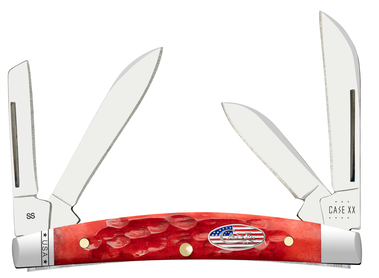 Case xx Small Congress 10747 Standard Jig Dark Red Bone Stainless Steel ...
