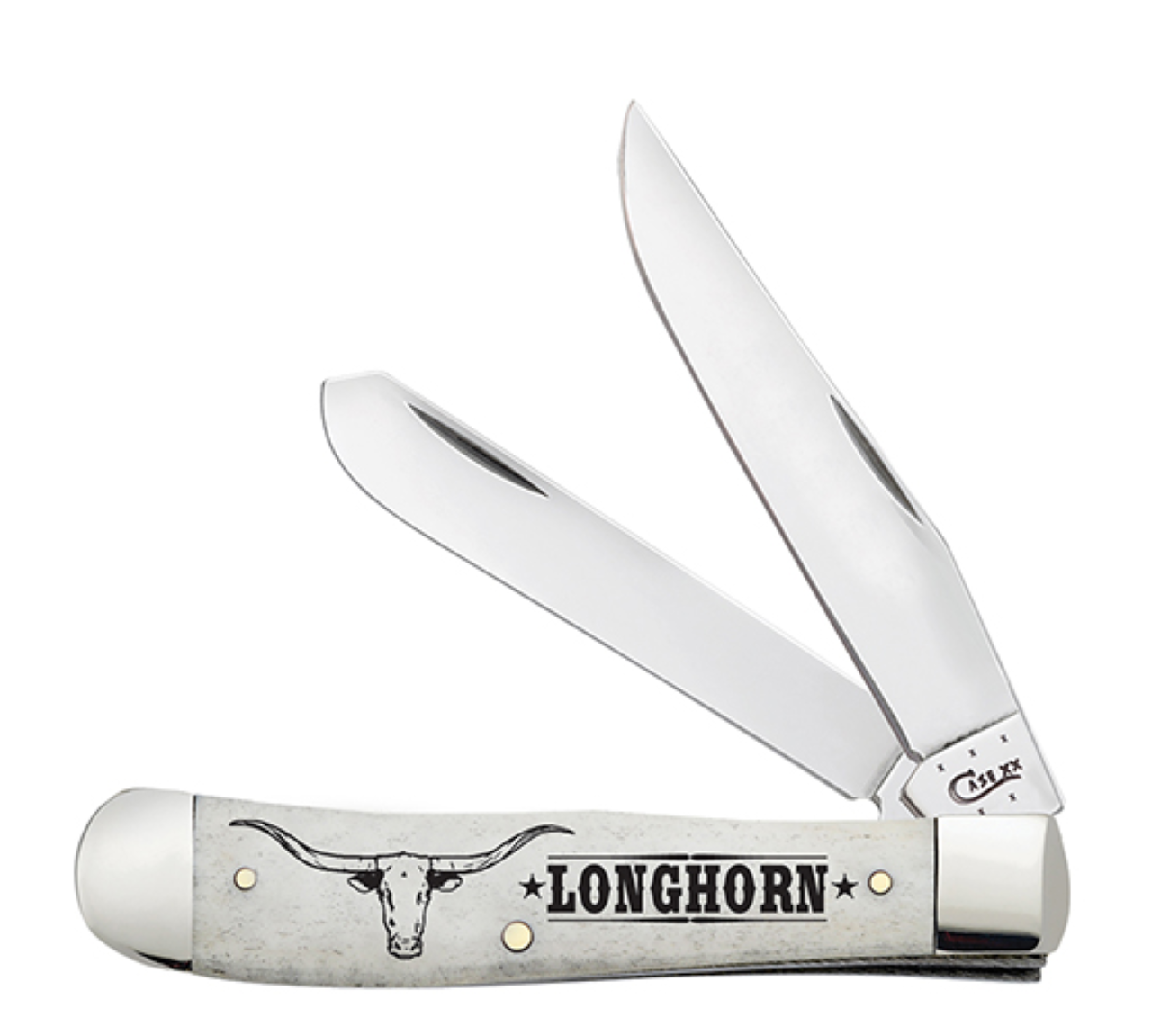 Case XX Trapper 540226 Longhorn Natural Bone Tru-Sharp Stainless Steel ...
