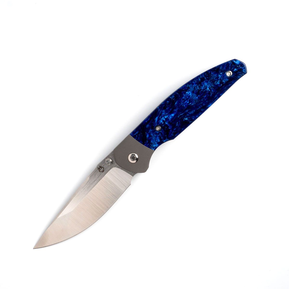 Jack Wolf Tango Crystal Lake Kirinite & S90V Stainless Pocket Knife ...