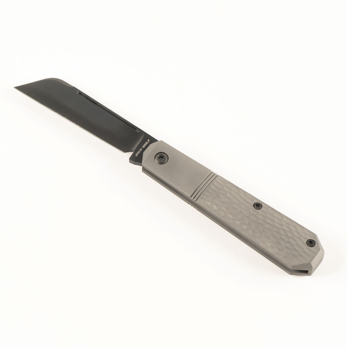 Jack Wolf Midnight Jack MIDNI-02-TI-JIG-REV-TUX Titanium S90V Stainless Steel Pocket Knife - JWK ...
