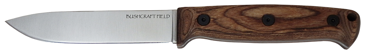 Ontario Bushcraft Fixed Blade 8696 Knife 420HC Stainless & Hardwood ...