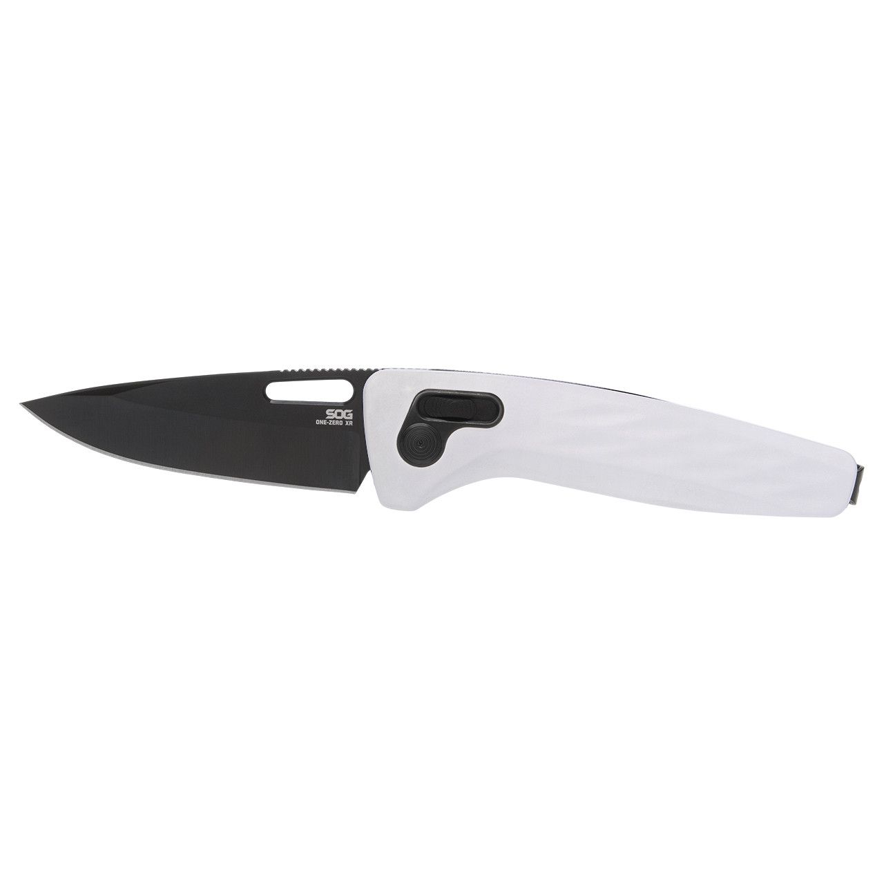 SOG One-Zero XR 12-73-05-57 White Aluminum S35VN Stainless Pocket Knife ...