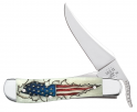 Case XX Shot Show Russlock US Flag Rip-Out 10748 Natural Bone Stainless ...