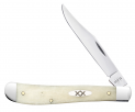 Case XX Slimline Trapper 13312 Smooth Natural Bone Stainless Pocket ...