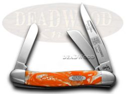 Case XX Tennessee Orange Corelon 1/500 Trapper Pocket Knife 9254TN ...