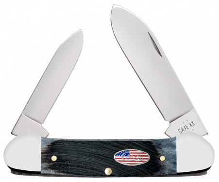 case knife handle logo