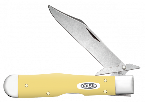 Case XX Cheetah Cub Yellow Synthetic 81086 Stainless Pocket Knife ...