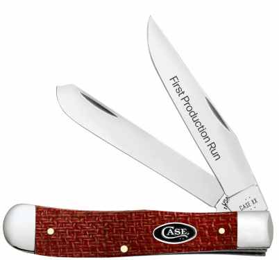 case knife handle logo