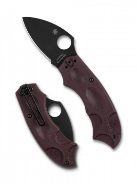 Spyderco Meerkat Phantom Lock C64BGBKP Burgundy FRN & Micro-Melt PD#1 ...